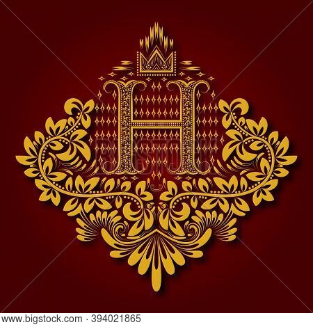 Letter H Heraldic Vector & Photo (Free Trial) | Bigstock