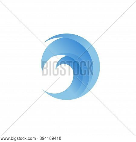 Blue Wave Logo Vector Vector & Photo (Free Trial) | Bigstock