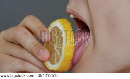 Kid Eating Lemon, Image & Photo (Free Trial) | Bigstock
