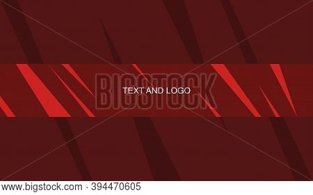 Channel Banner Red Vector & Photo (Free Trial) | Bigstock