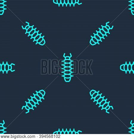 Green Line Centipede Vector & Photo (Free Trial) | Bigstock