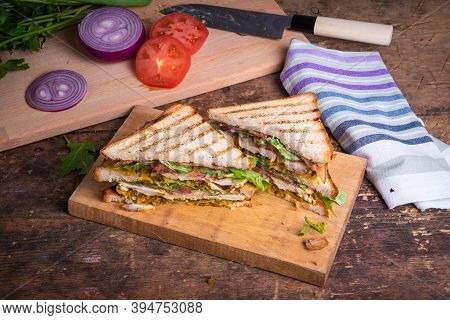Delicious Sandwich Cut Image & Photo (Free Trial) | Bigstock