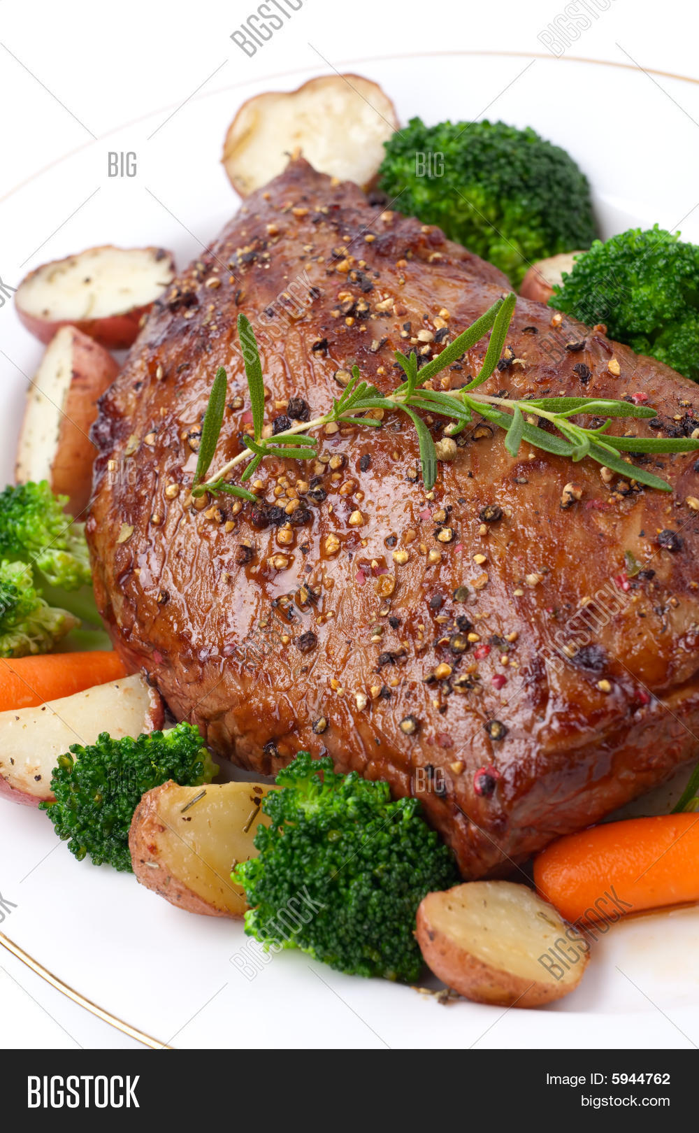 Roasted Beef Image & Photo (Free Trial) | Bigstock