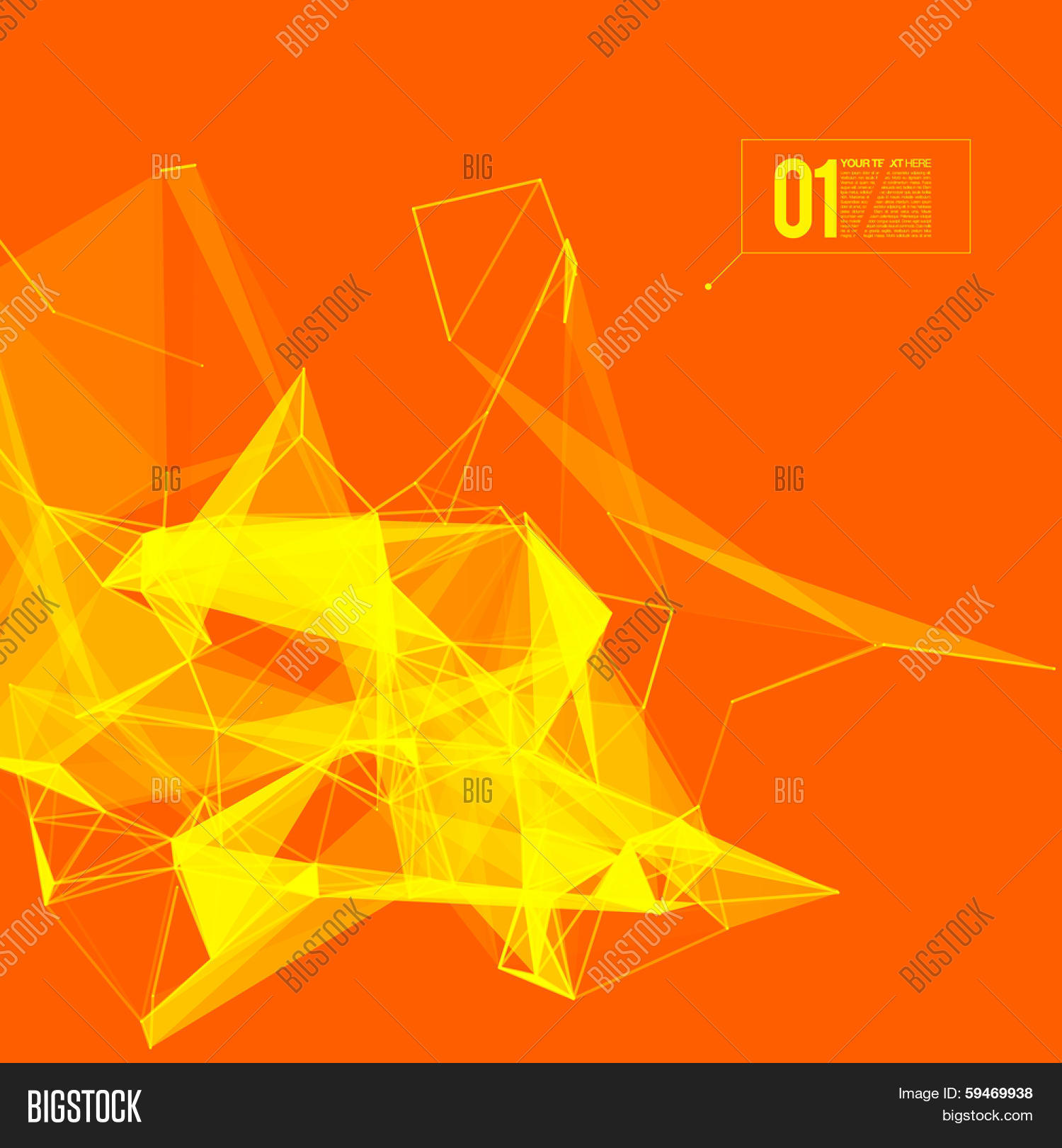 3D Orange Abstract Vector & Photo (Free Trial) | Bigstock