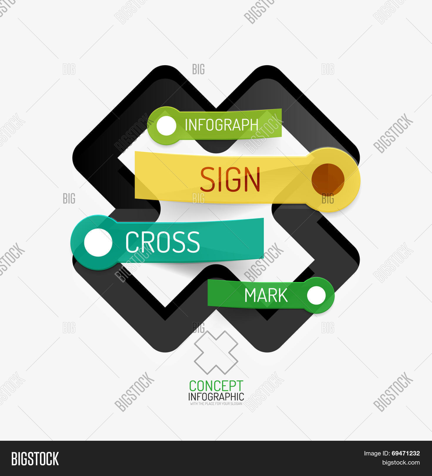 Vector Cross Shape Vector & Photo (Free Trial) | Bigstock