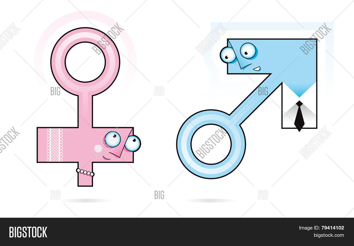 Gender Symbols Vector & Photo (Free Trial) | Bigstock