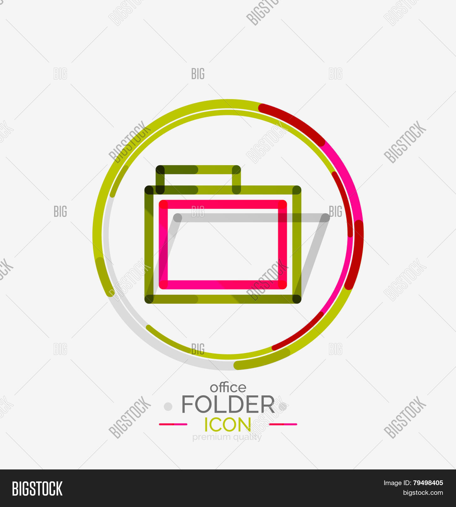 Folder Logo Stamp. Vector & Photo (Free Trial) | Bigstock