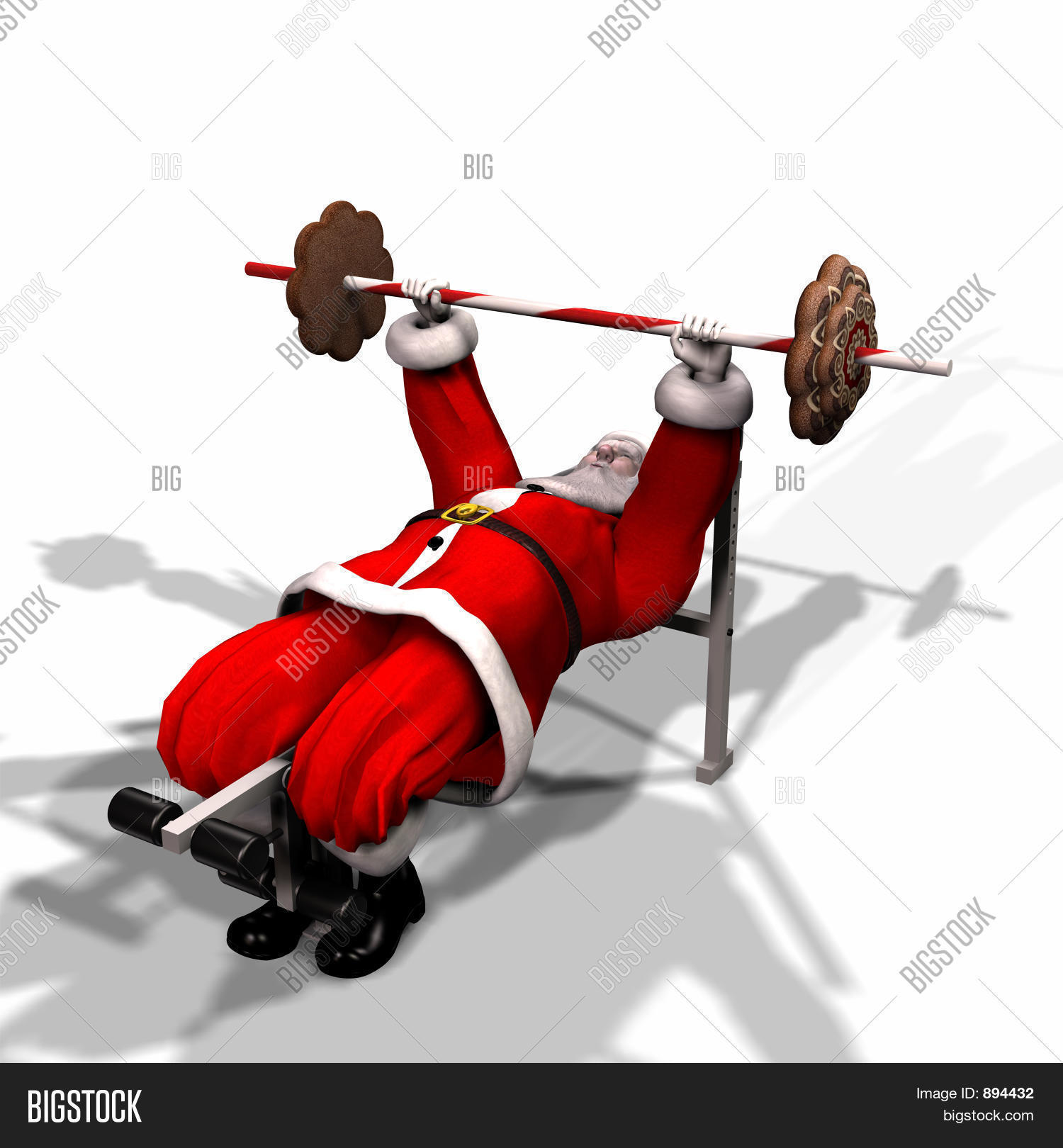 Santa Fitness Image & Photo (Free Trial) | Bigstock