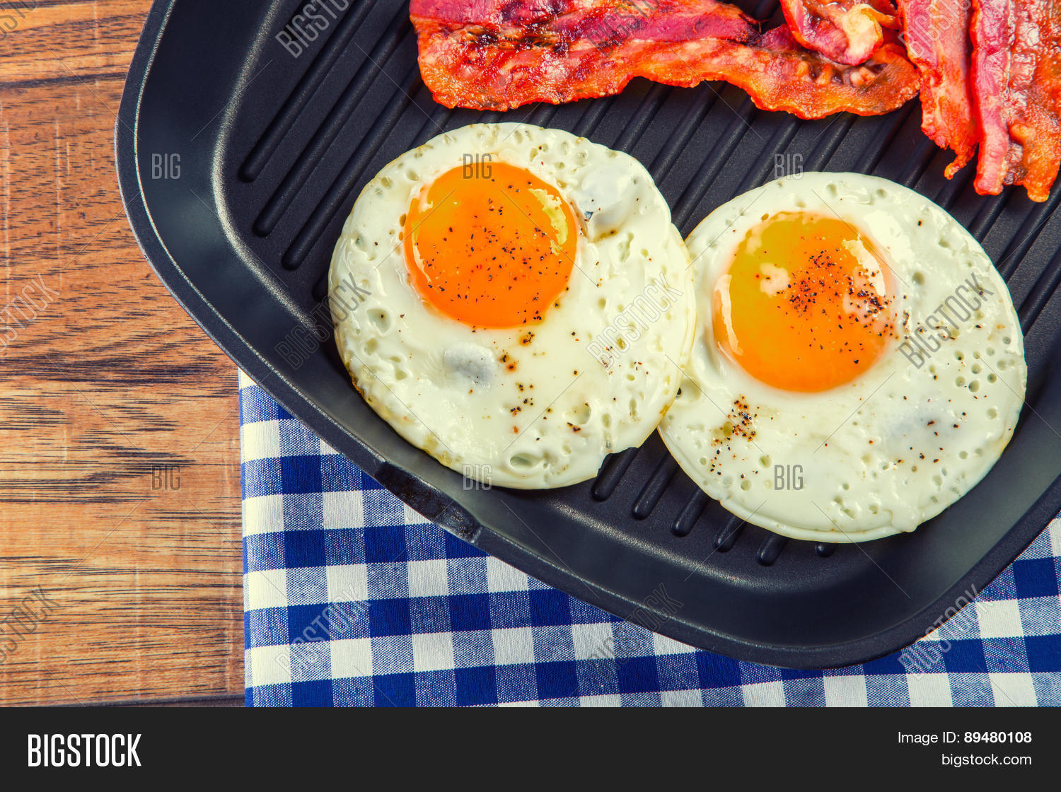Ham Egg. Bacon Egg. Image & Photo (Free Trial) | Bigstock