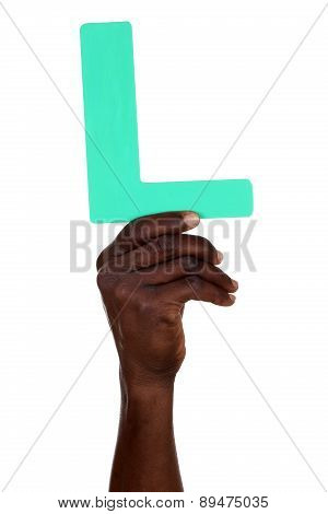 Hand Holding Letter L Image & Photo (Free Trial) | Bigstock