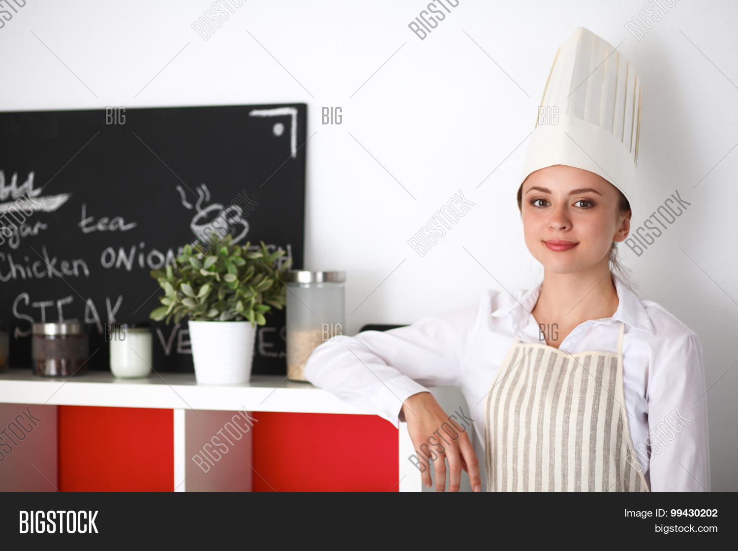 Chef Woman Portrait Image & Photo (Free Trial) | Bigstock