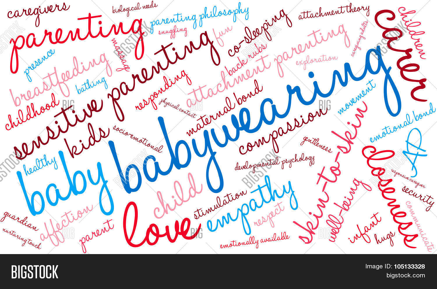 Baby Wearing Word Vector & Photo (Free Trial) | Bigstock