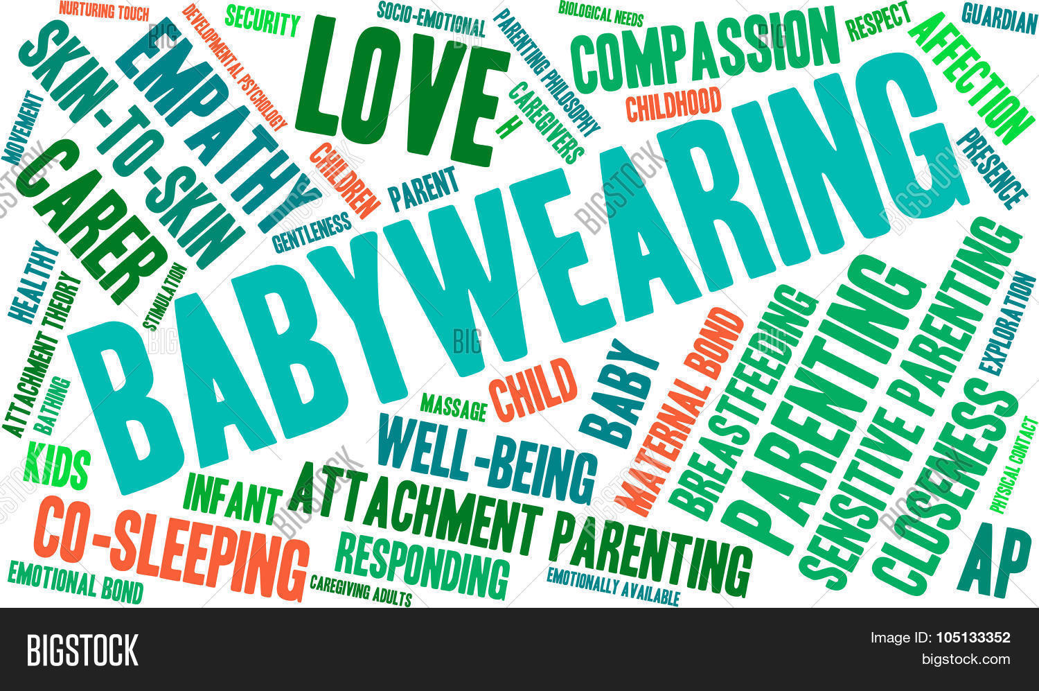 Baby Wearing Word Vector & Photo (Free Trial) | Bigstock