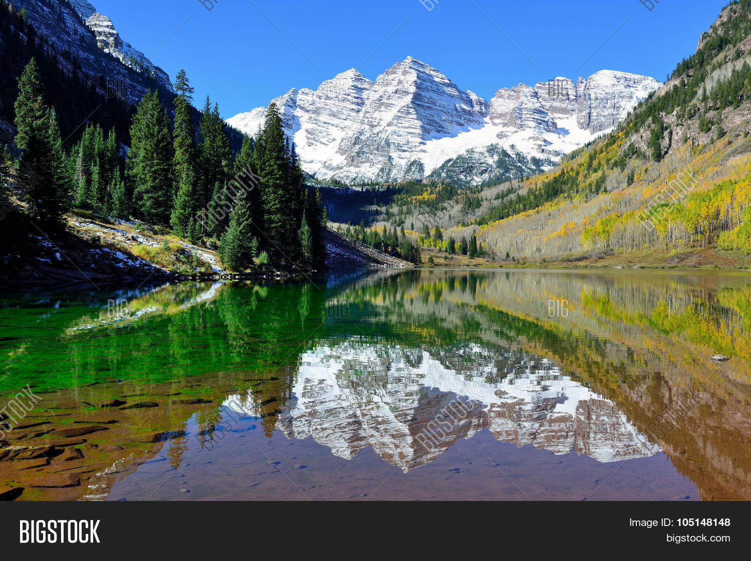 Maroon Bells During Image & Photo (Free Trial) | Bigstock