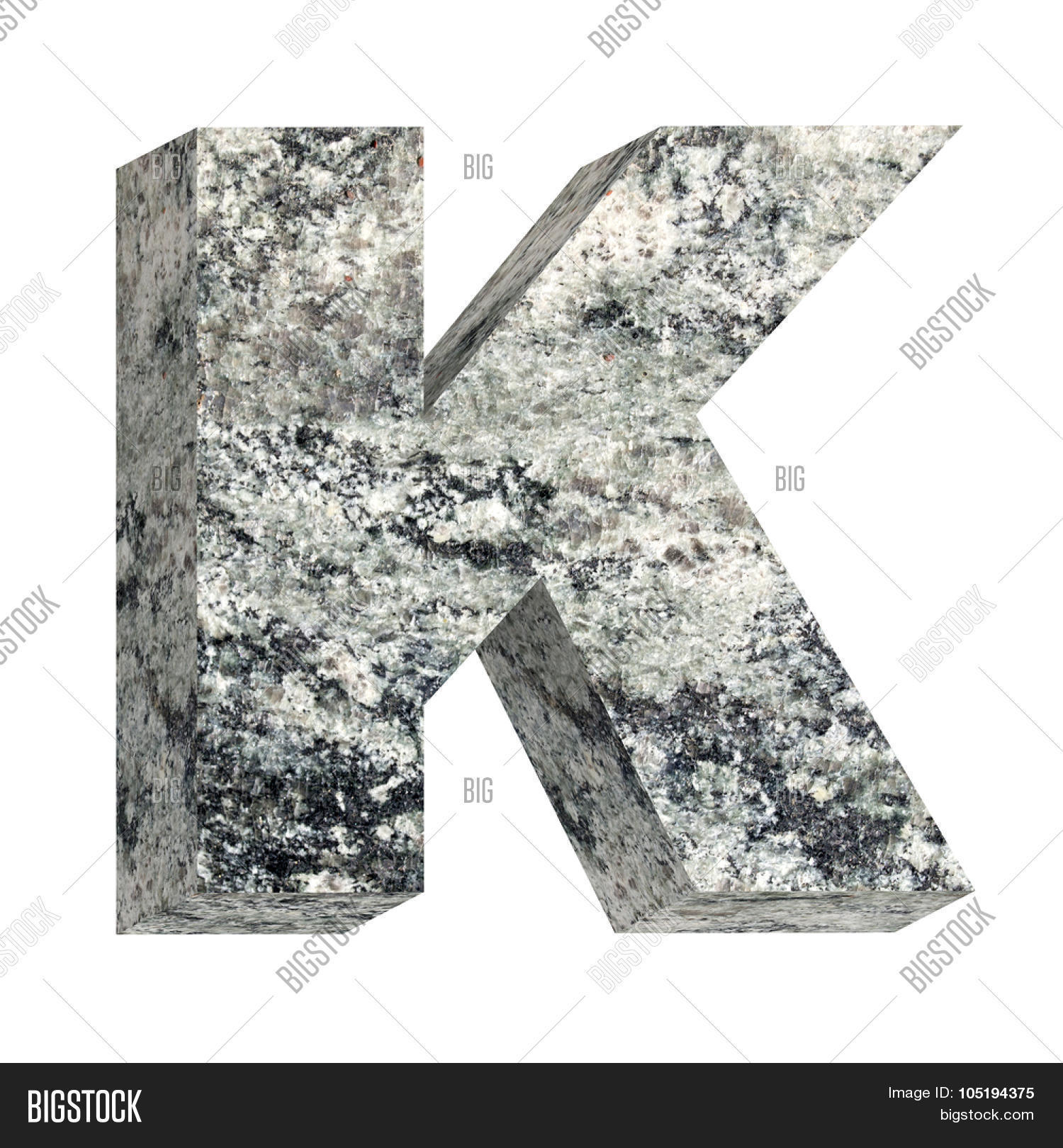 One Letter Granite Image & Photo (Free Trial) | Bigstock