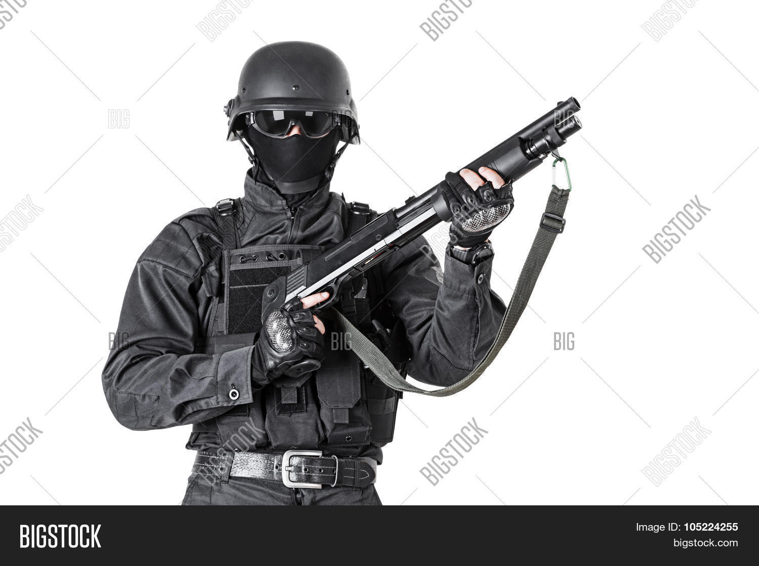 Police Officer Shotgun Image & Photo (Free Trial) | Bigstock