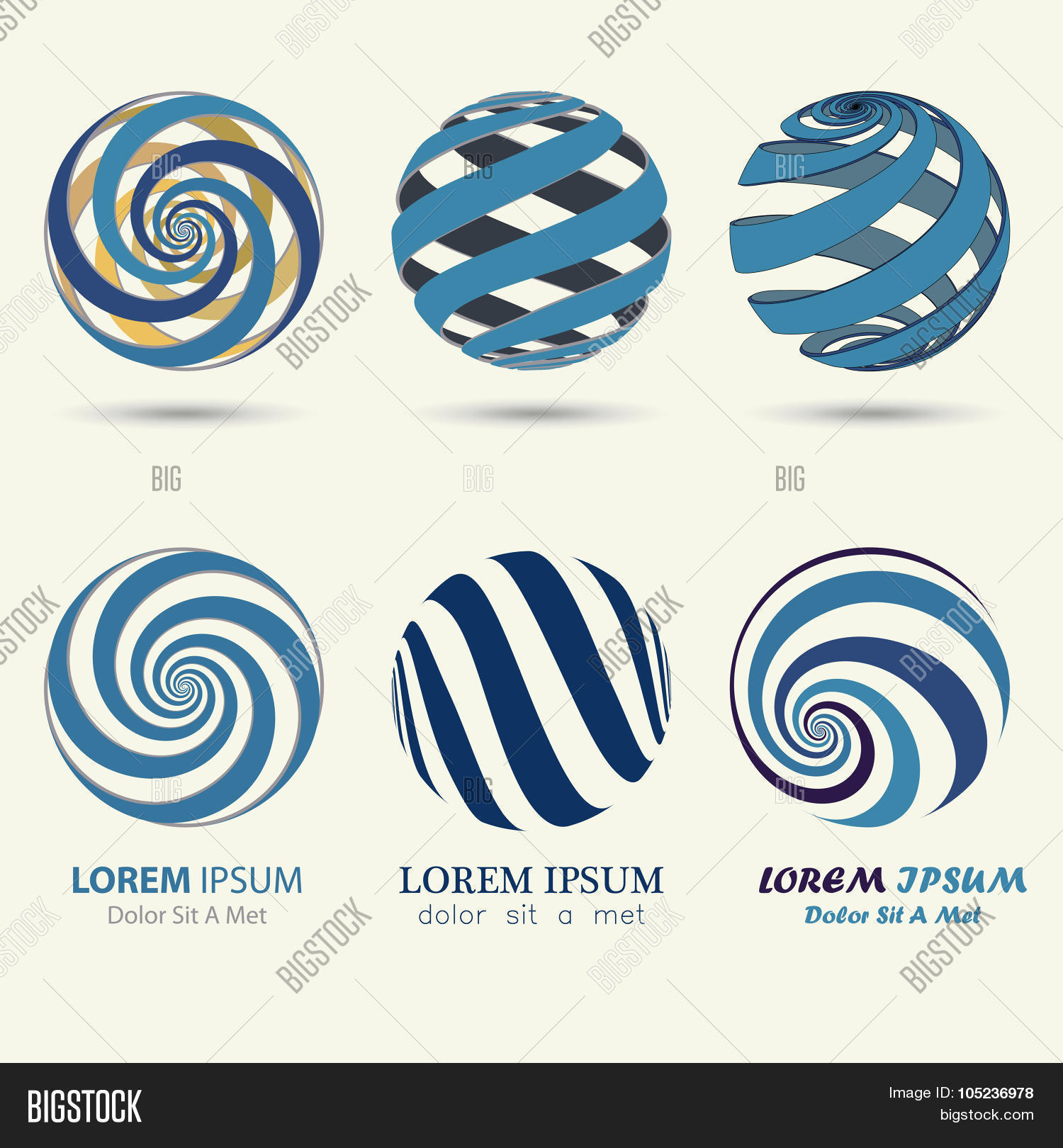 Blue Sphere Logo, Vector & Photo (Free Trial) | Bigstock
