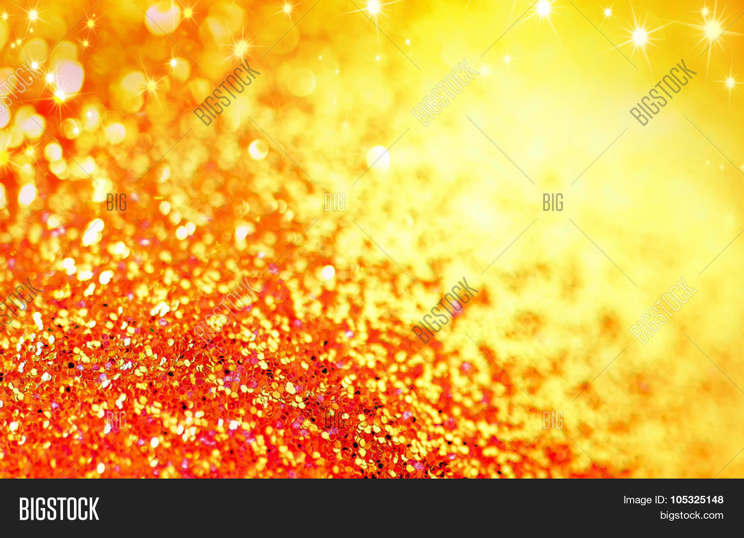 Yellow Holiday Glitter Image & Photo (Free Trial) | Bigstock