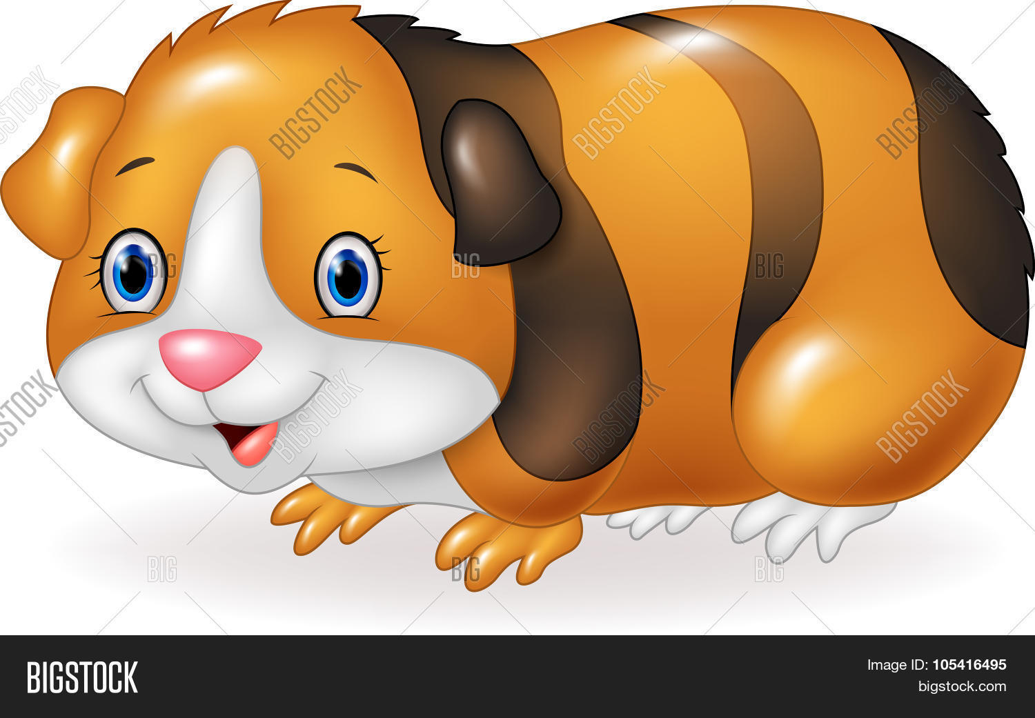 Cartoon Guinea Pig Vector & Photo (Free Trial) | Bigstock