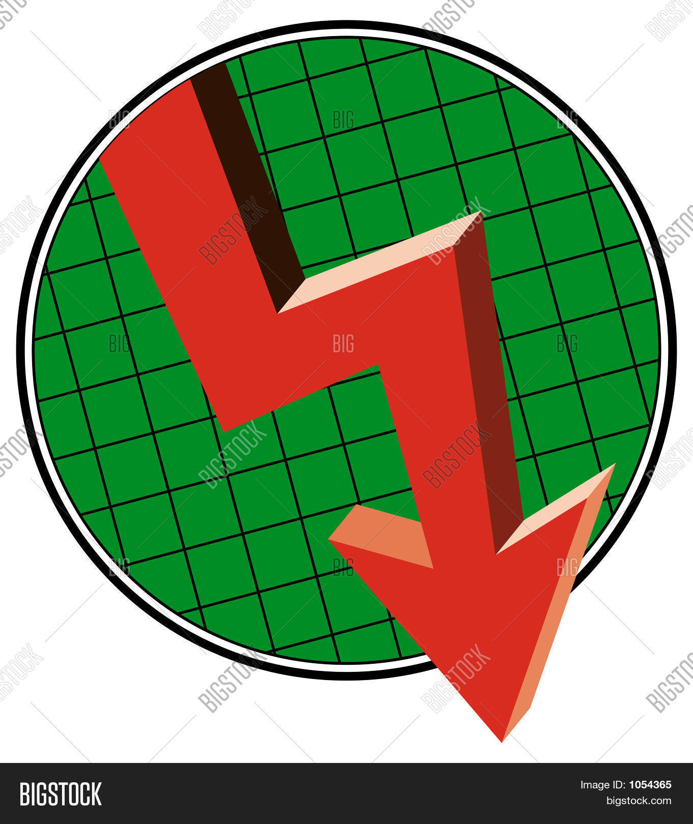Down Trend Arrow Image & Photo (Free Trial) | Bigstock