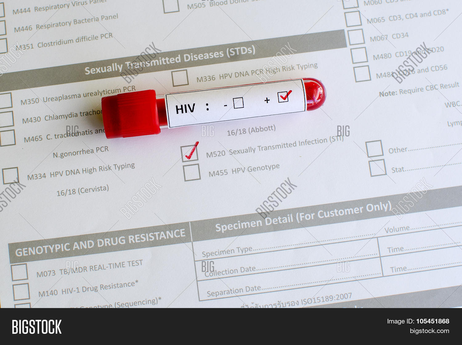 HIV Blood Sample Image & Photo (Free Trial) | Bigstock