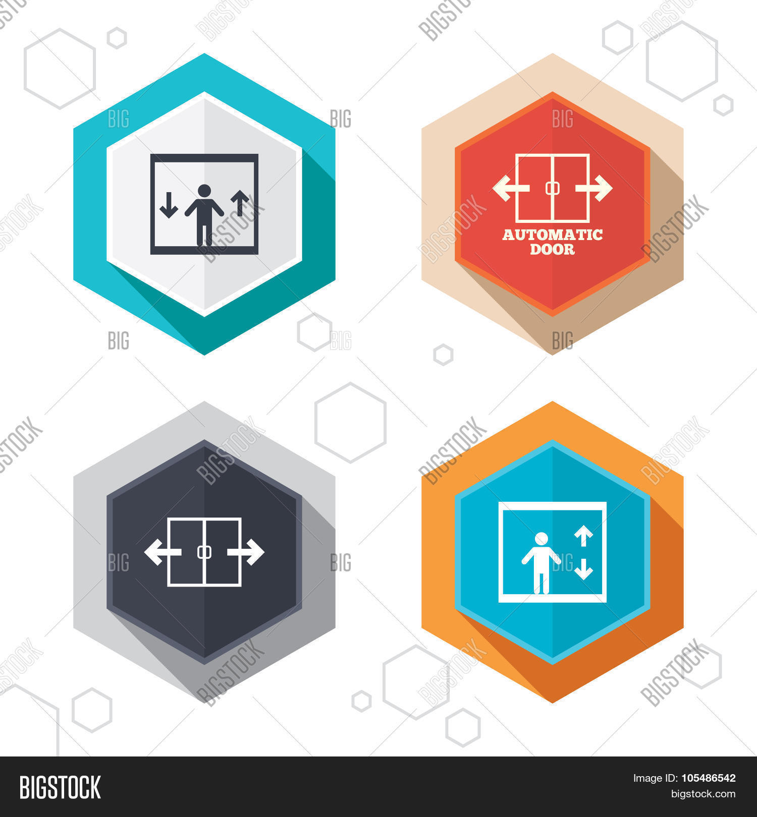Automatic Door Icons Vector & Photo (Free Trial) | Bigstock
