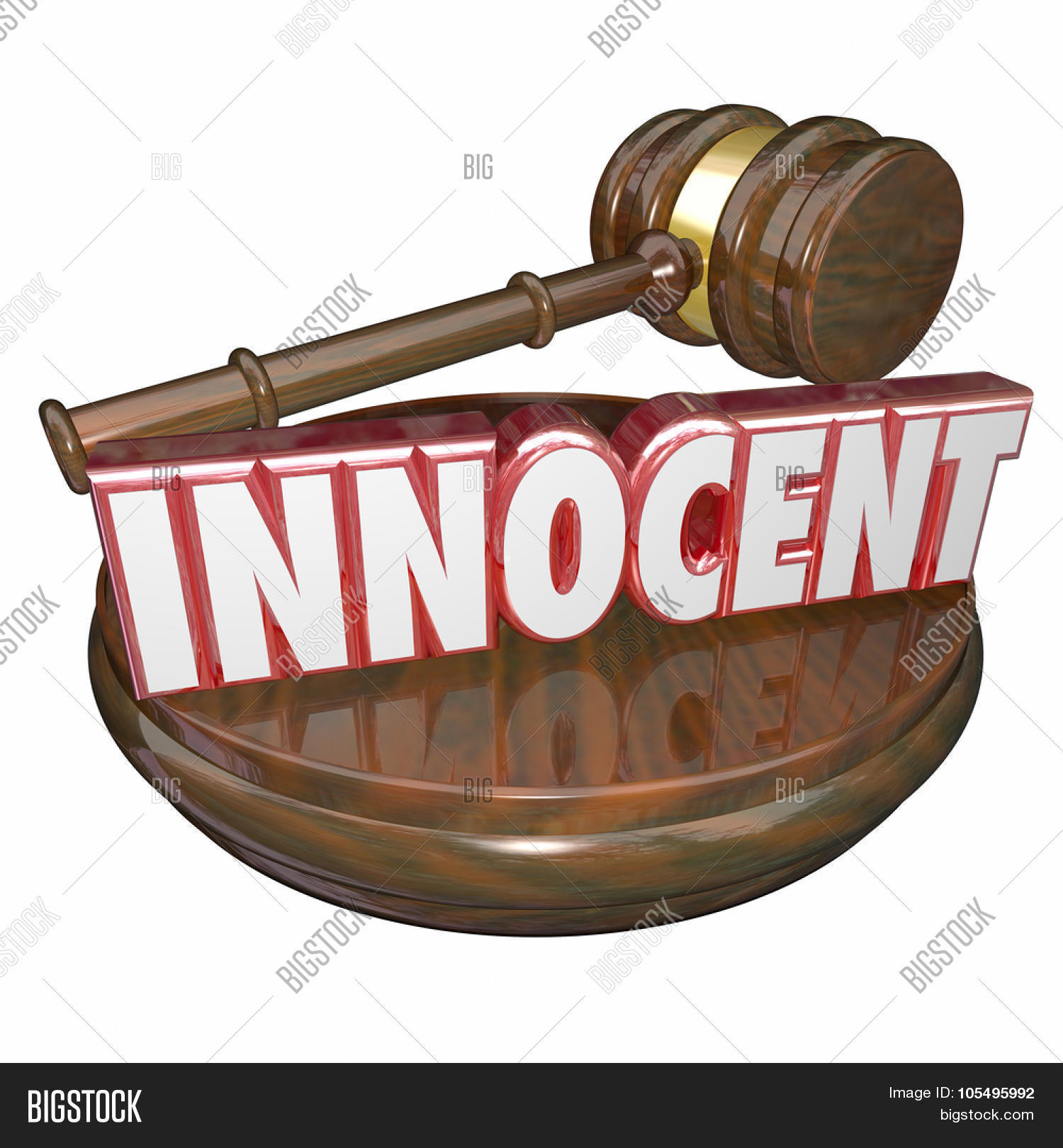 Innocent Word Red 3d Image & Photo (Free Trial) | Bigstock