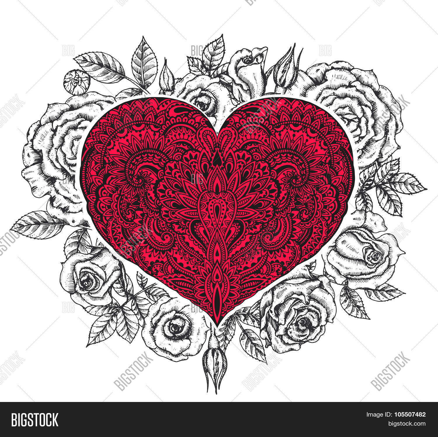 Beautiful Hand Drawn Vector & Photo (Free Trial) | Bigstock