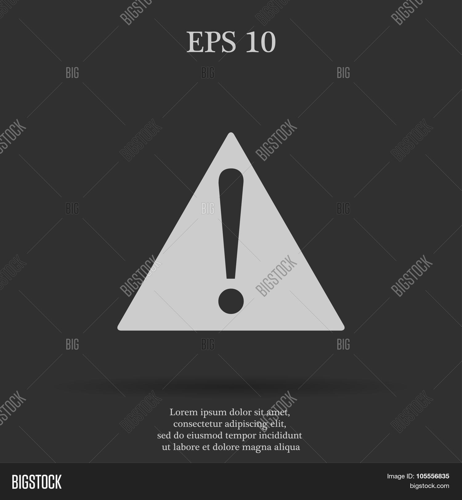 Vector Attention Sign Vector & Photo (Free Trial) | Bigstock
