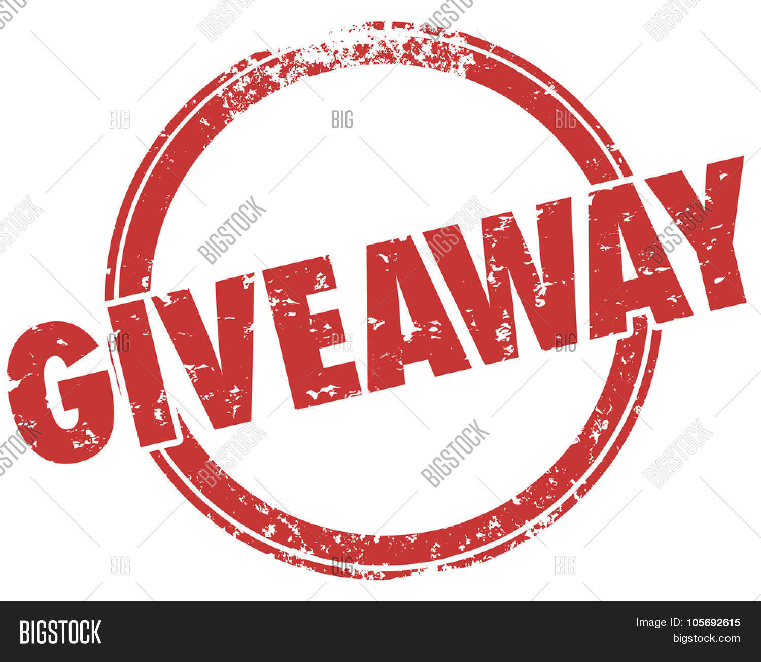 Giveaway Word Red Image & Photo (Free Trial) | Bigstock
