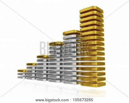 Gold Silver Blocks Image & Photo (Free Trial) | Bigstock