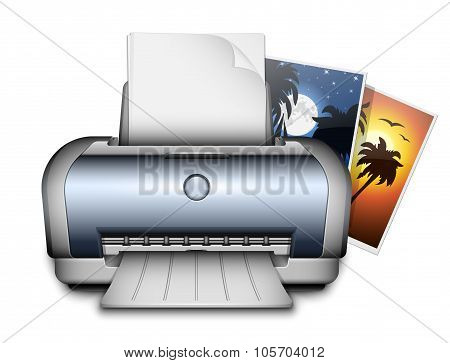 Printer Printed Vector & Photo (Free Trial) | Bigstock