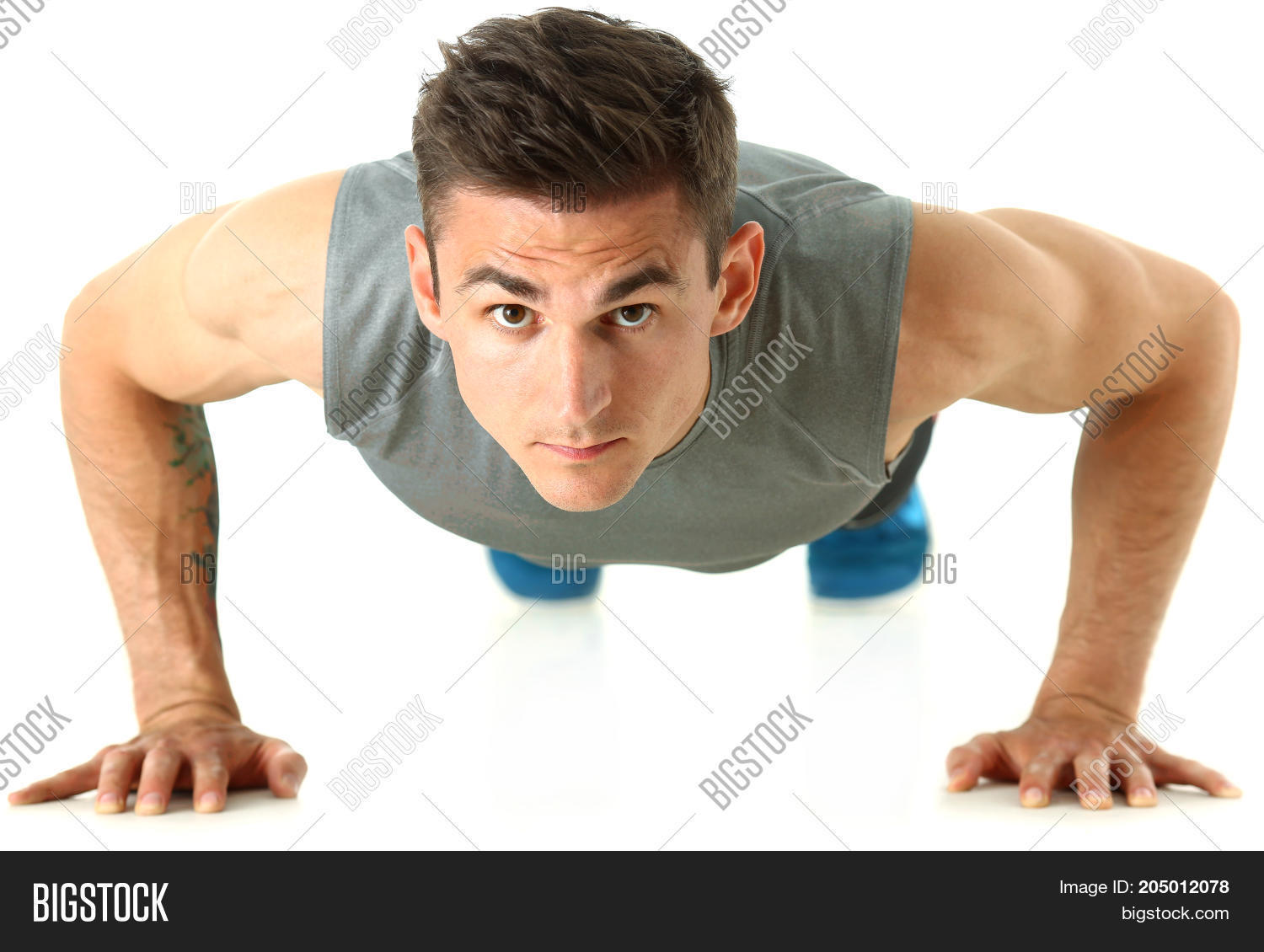 Fitness Man Wringing Image & Photo (Free Trial) | Bigstock