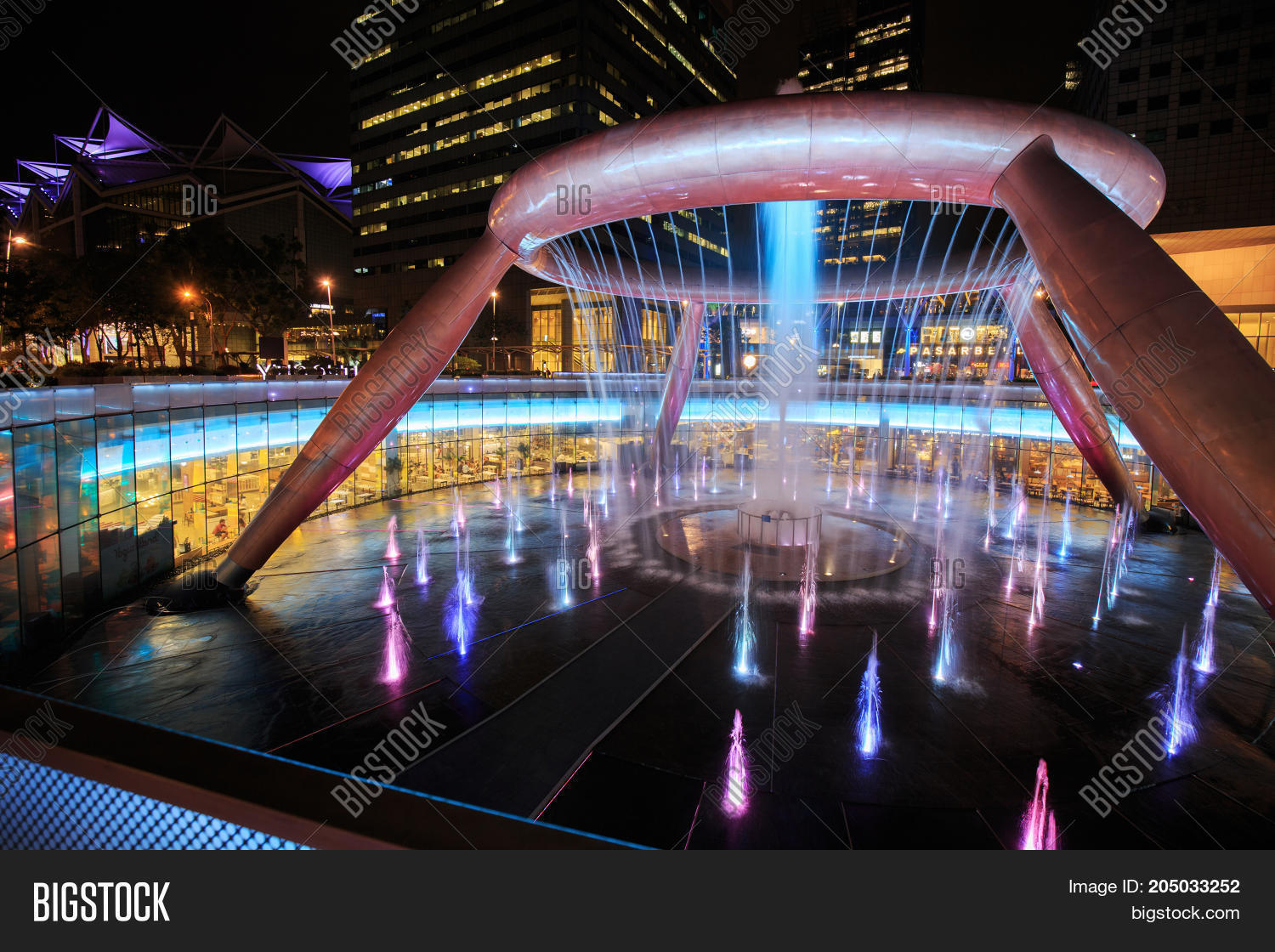 Light Show Fountain Image & Photo (Free Trial) | Bigstock