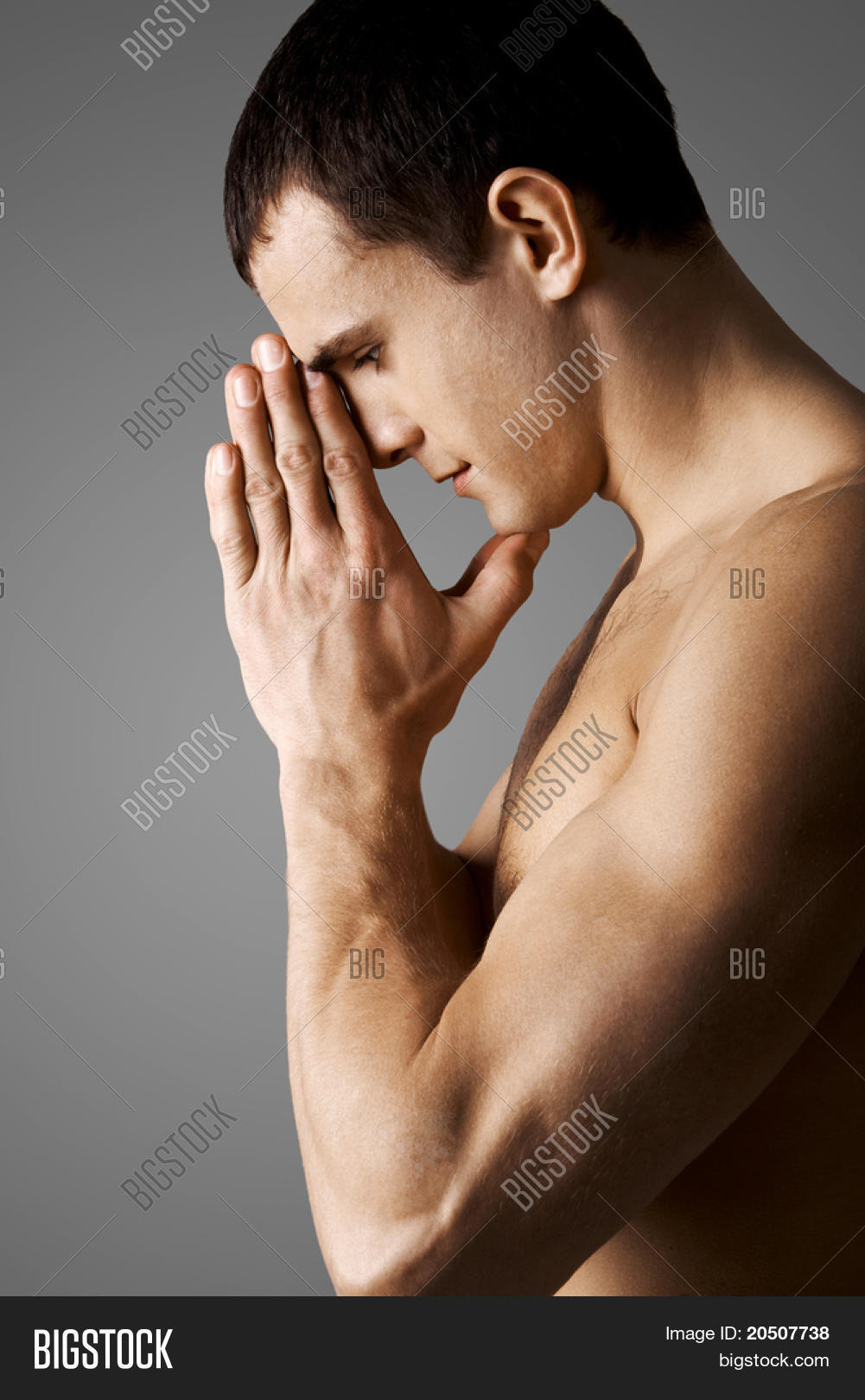Image Calm Guy Keeping Image & Photo (Free Trial) | Bigstock