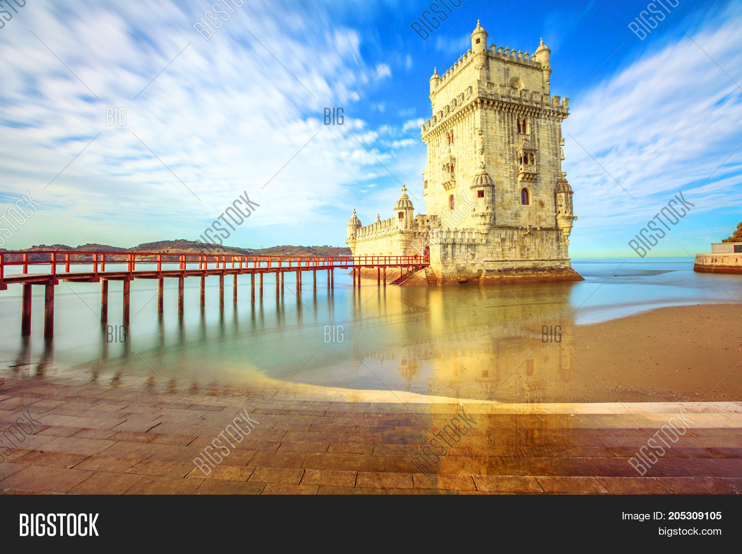 Scenic Belem Tower Image & Photo (Free Trial) | Bigstock