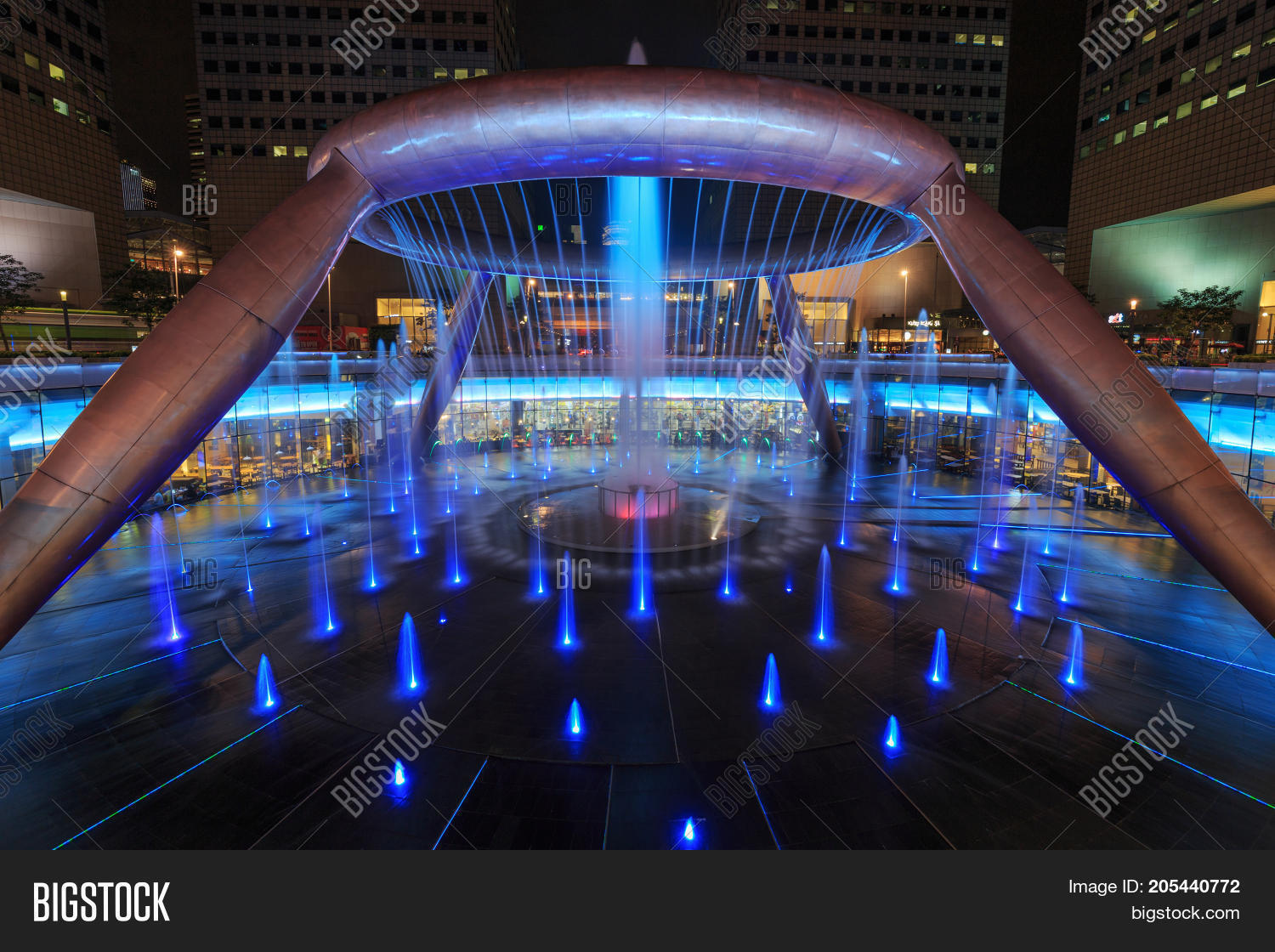 Light Show Fountain Image & Photo (Free Trial) | Bigstock