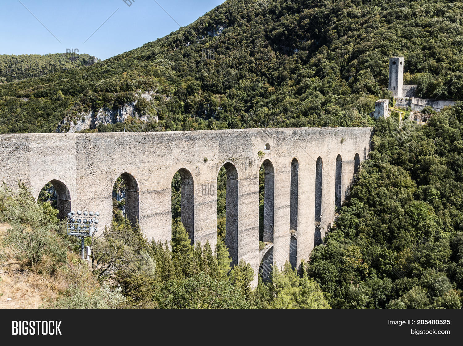 Bridge Towers Aqueduct Image & Photo (Free Trial) | Bigstock
