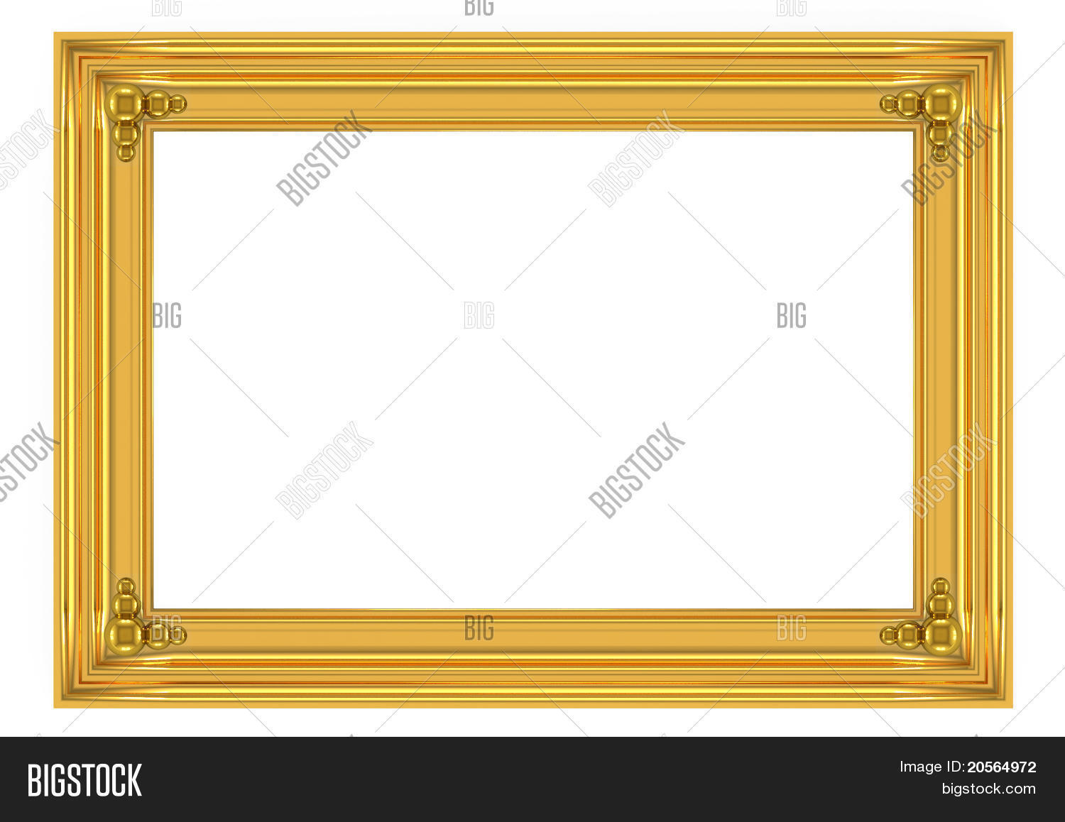 3d Gold Frame Image & Photo (Free Trial) | Bigstock