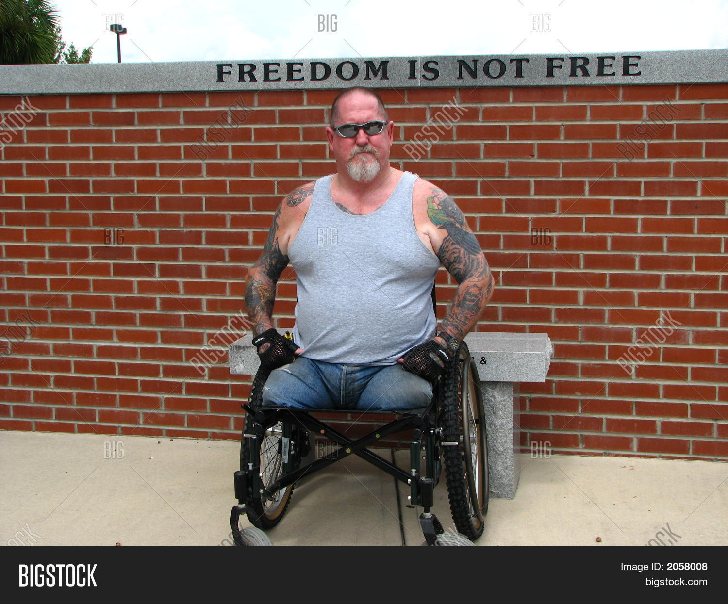 Disabled Veteran Park Image & Photo (Free Trial) | Bigstock