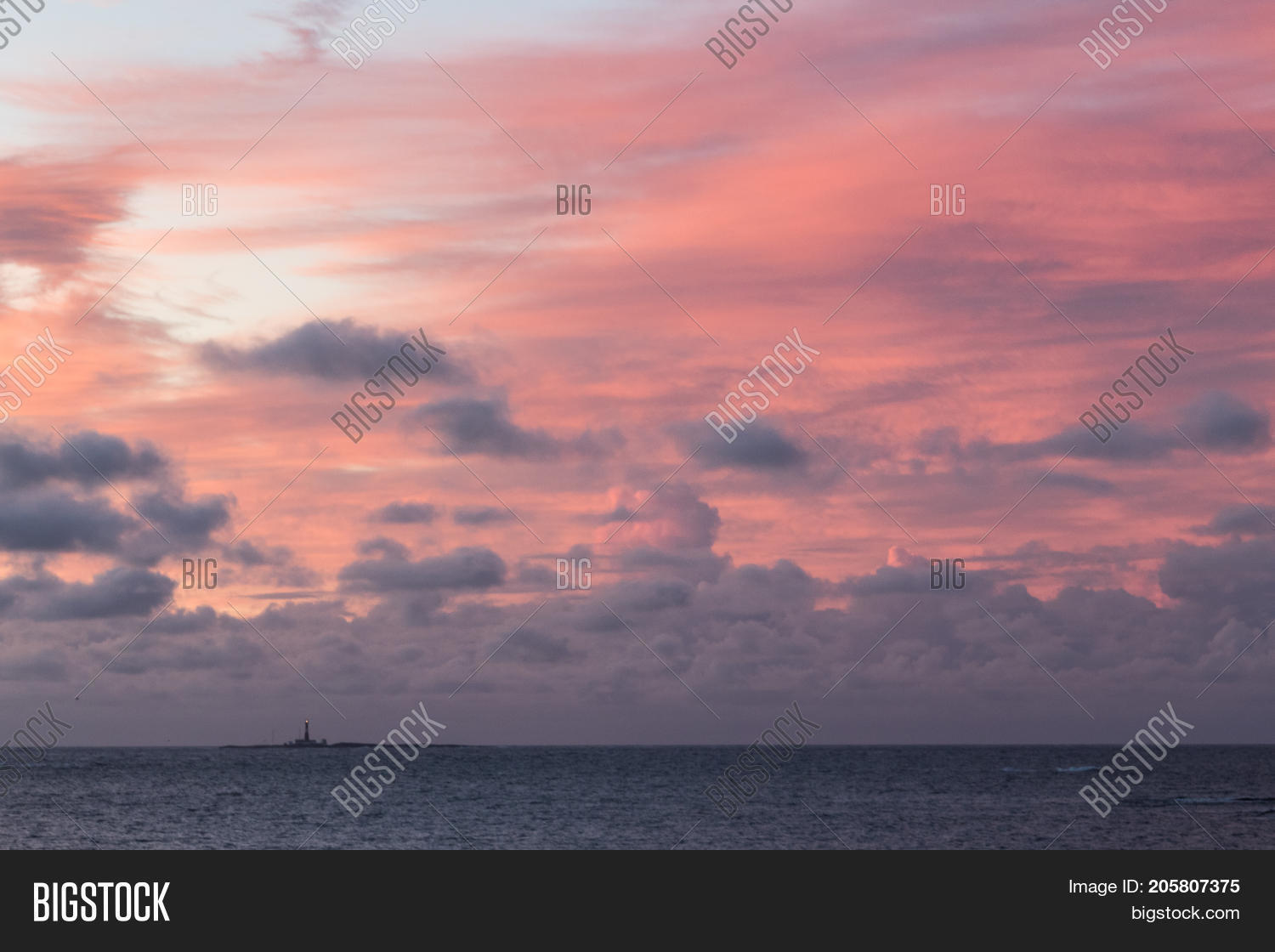 Sunrise Pink Sky Image & Photo (Free Trial) | Bigstock