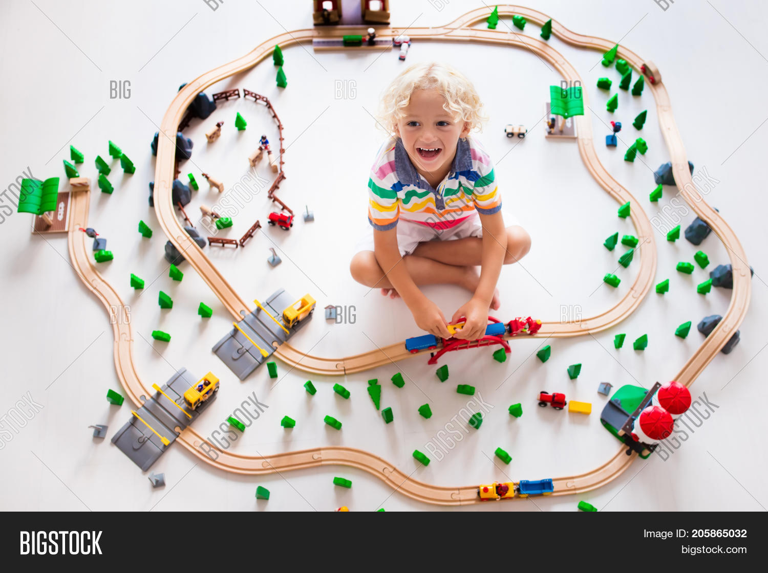 Child Toy Train. Kids Image & Photo (Free Trial) | Bigstock