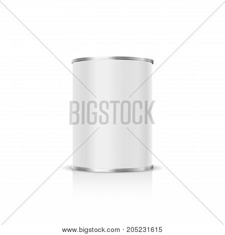 Metal Can On White Vector & Photo (Free Trial) | Bigstock