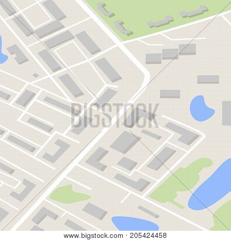 Abstract City Map Vector & Photo (Free Trial) | Bigstock