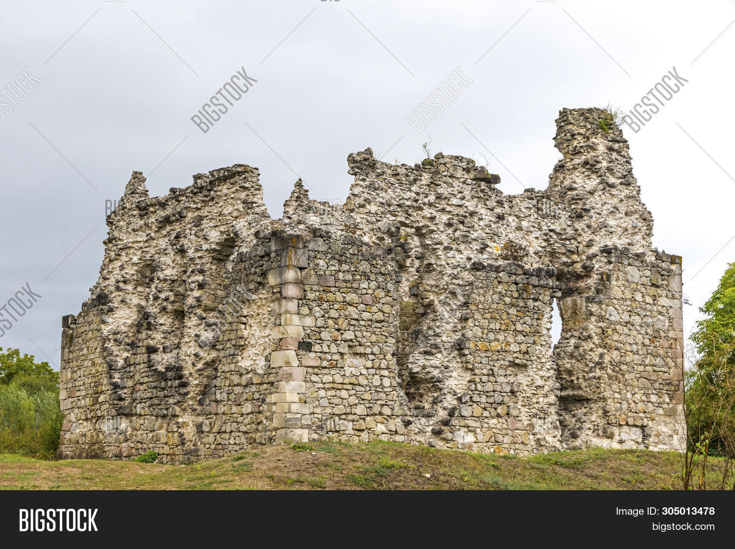 Ruins Medieval Castle Image & Photo (Free Trial) | Bigstock