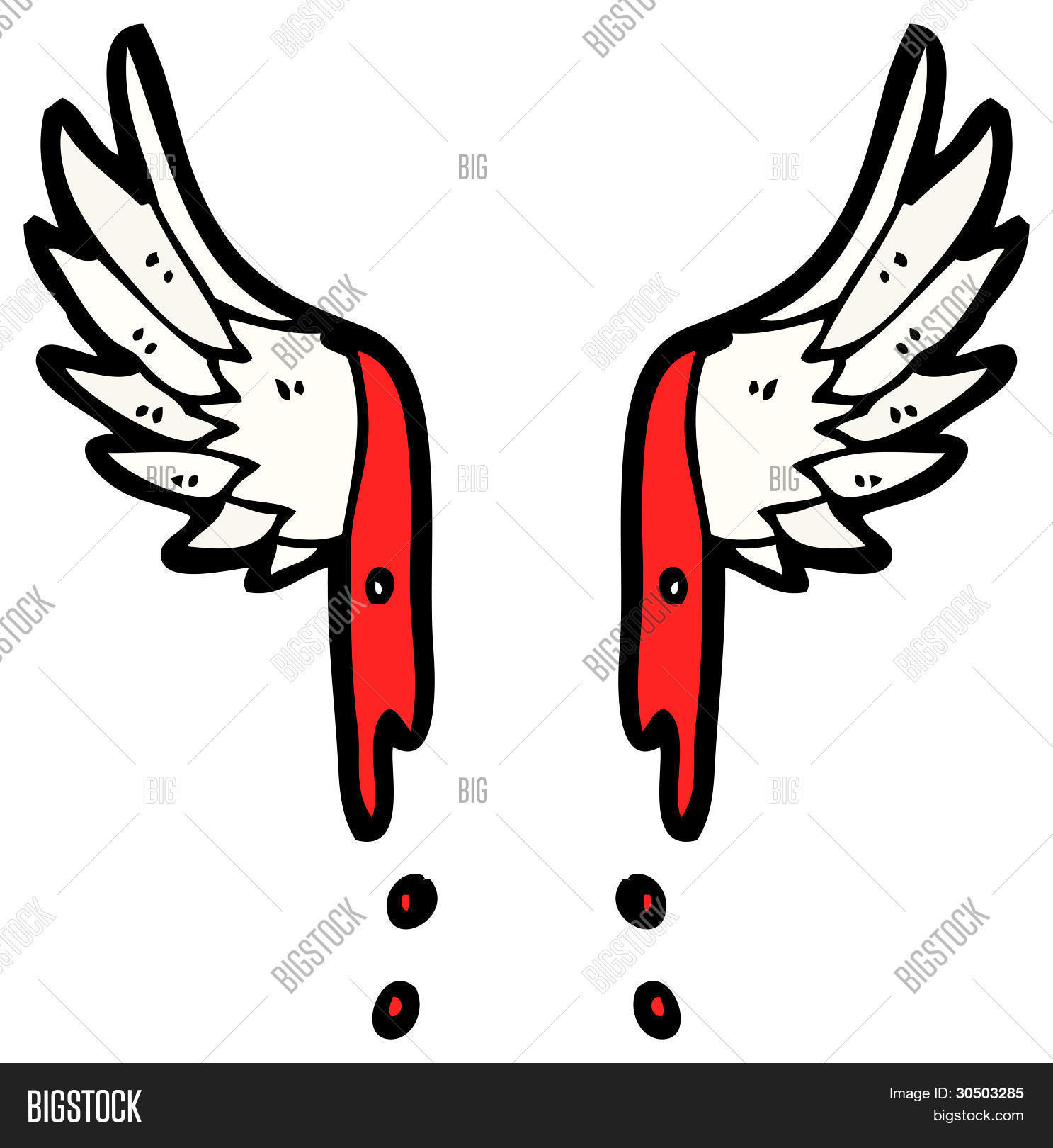 Bleeding Angel Wings Image & Photo (Free Trial) | Bigstock