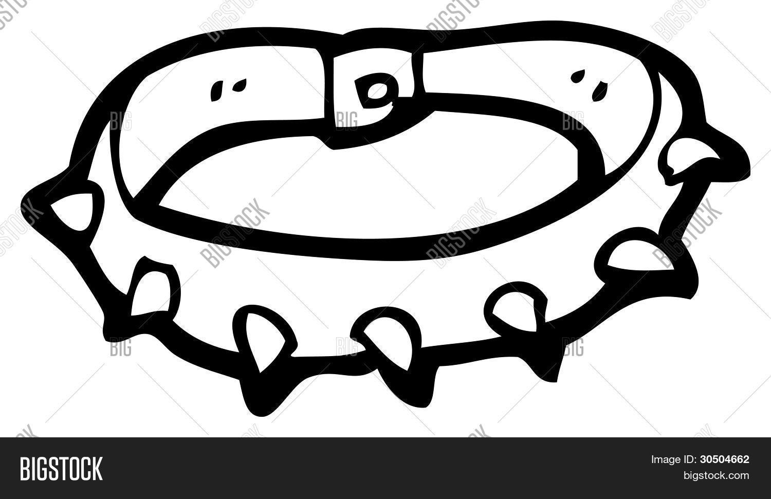 Spiked Collar Cartoon Image & Photo (Free Trial) | Bigstock