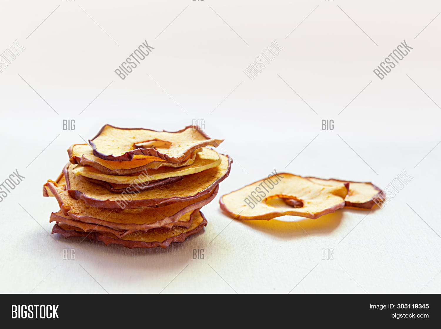 Baked Dehydrated Apple Image & Photo (Free Trial) | Bigstock