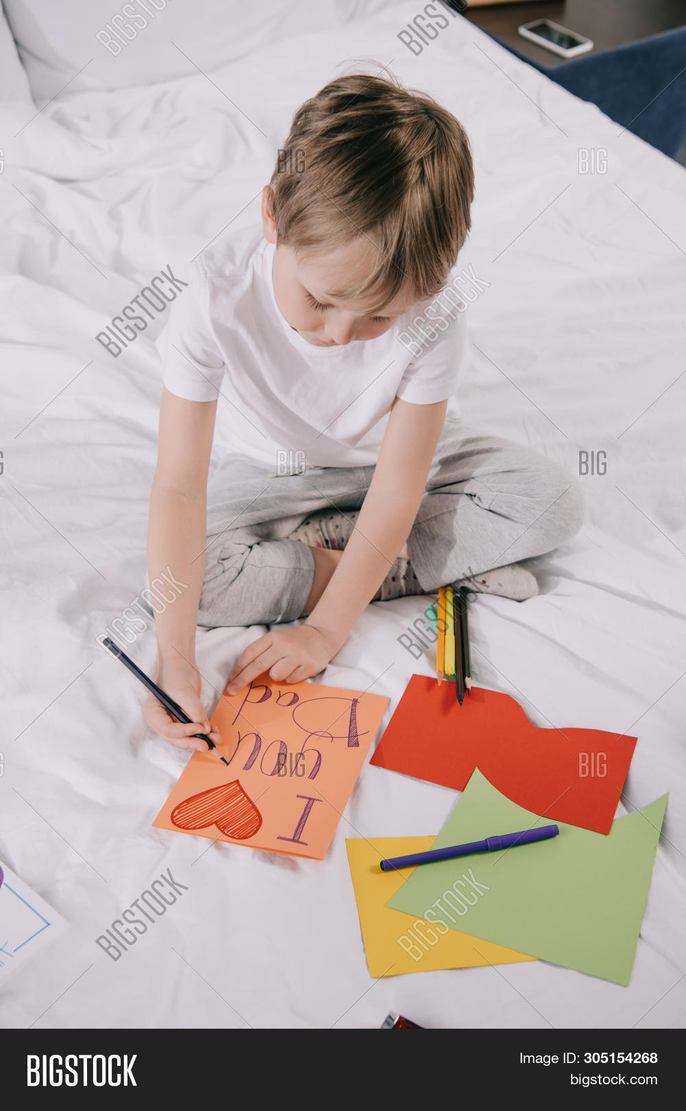 Cute Boy Making Image & Photo (Free Trial) | Bigstock