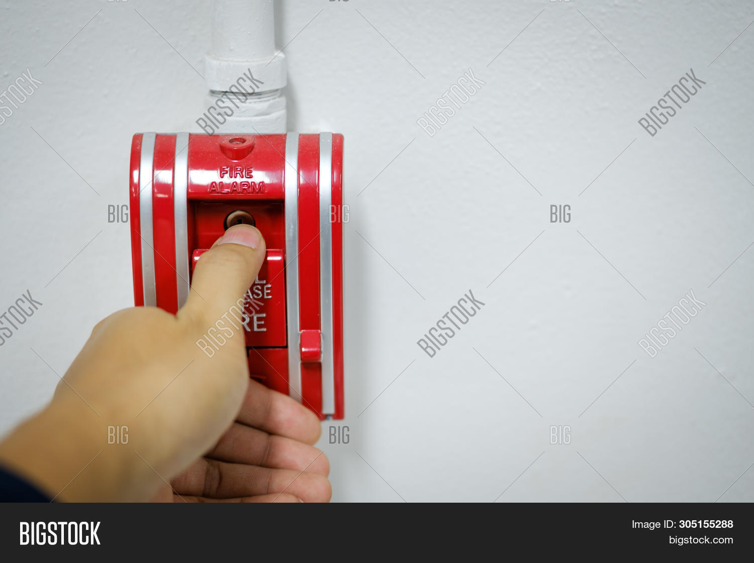 Hand Man Pulling Fire Image & Photo (Free Trial) | Bigstock